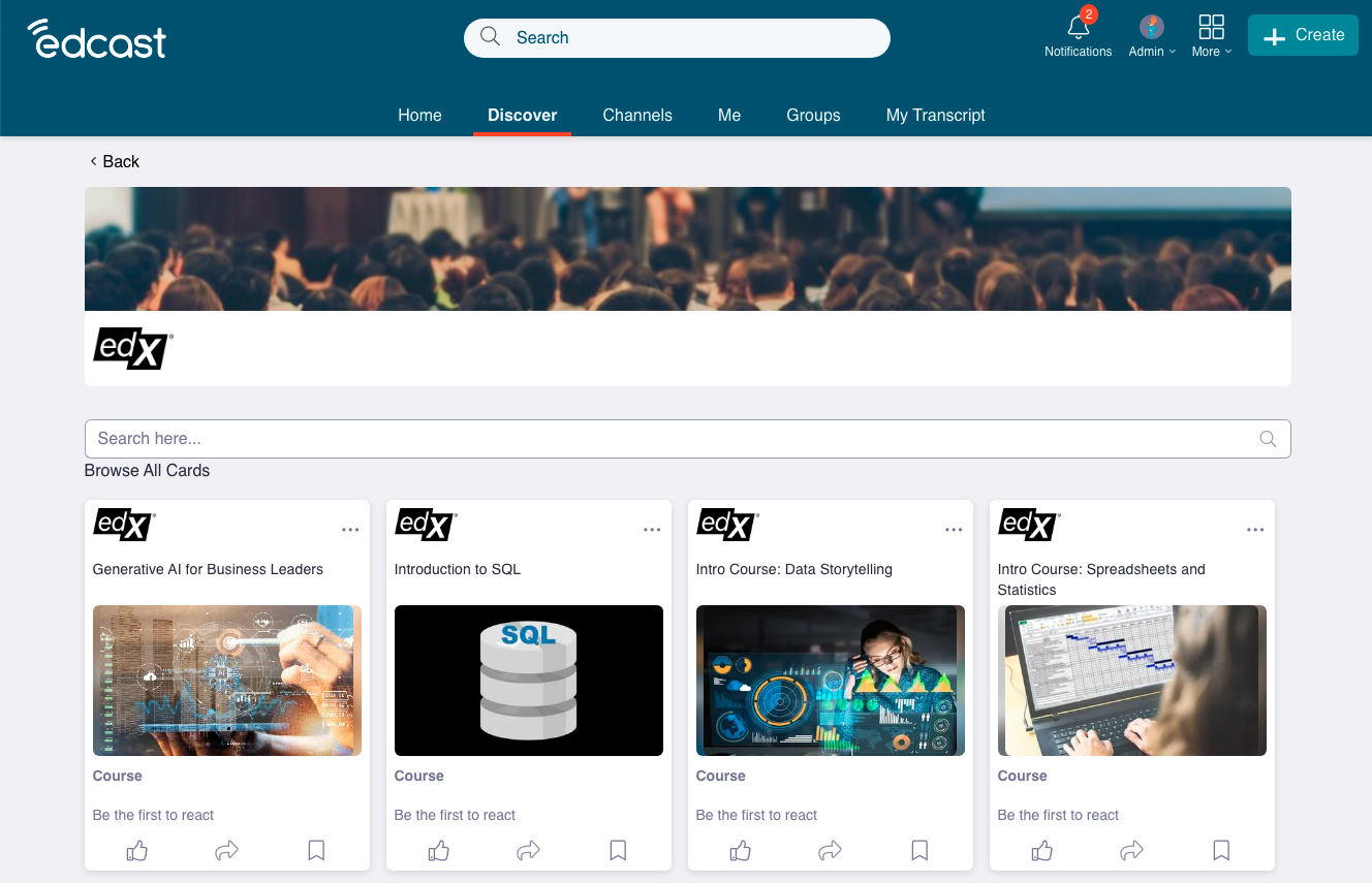 2. EdCast Integration Configuration Steps